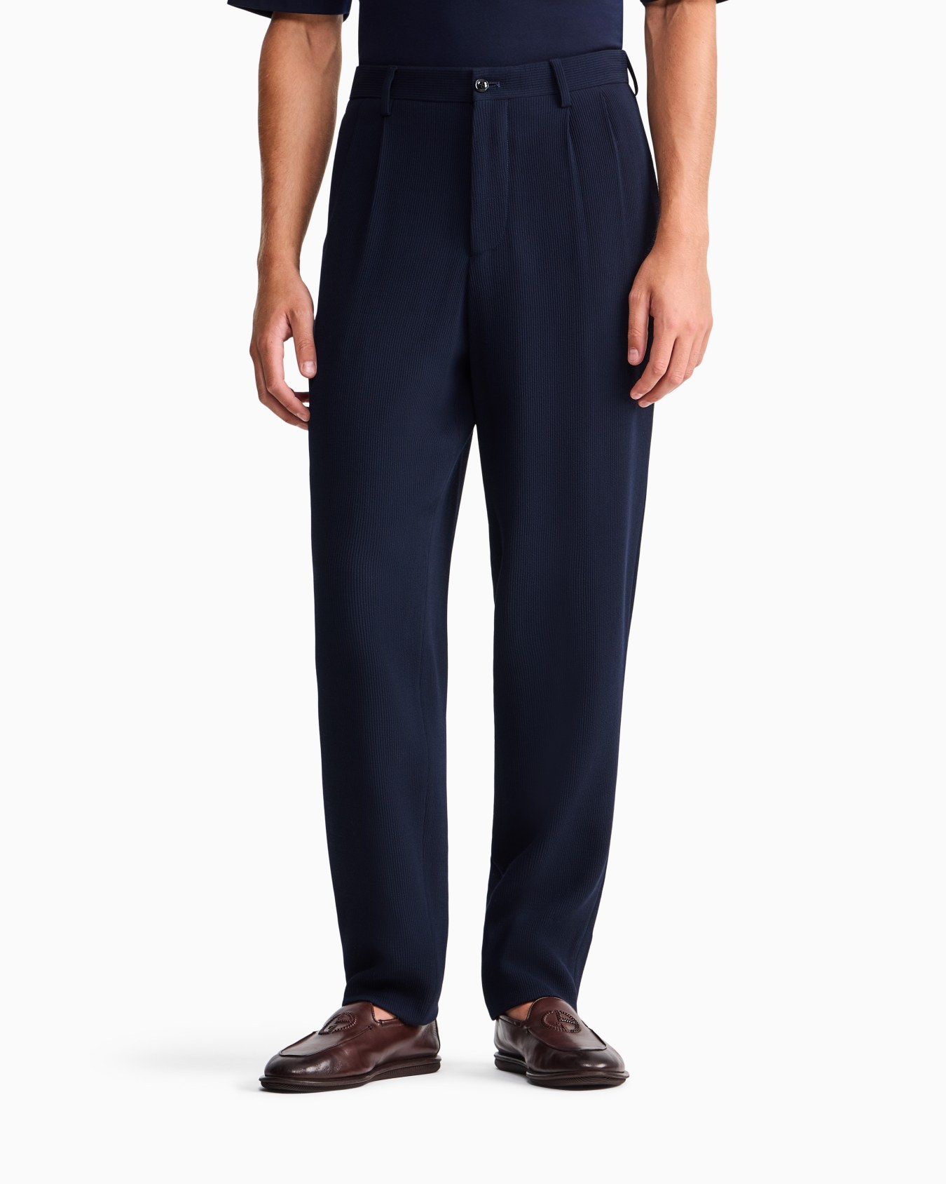 GIORGIO ARMANI Giorgio Armani Pleated Tailored Trousers